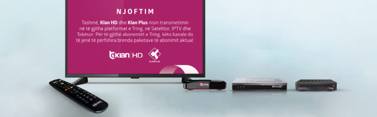 albaSAT Digital - KLAN HD dhe KLAN PLUS pjese e Tring Digital…